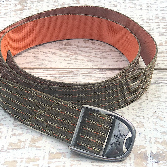 Chaco | Accessories | Chacos Belt 47 Inches Long Olive Beige And Orange ...